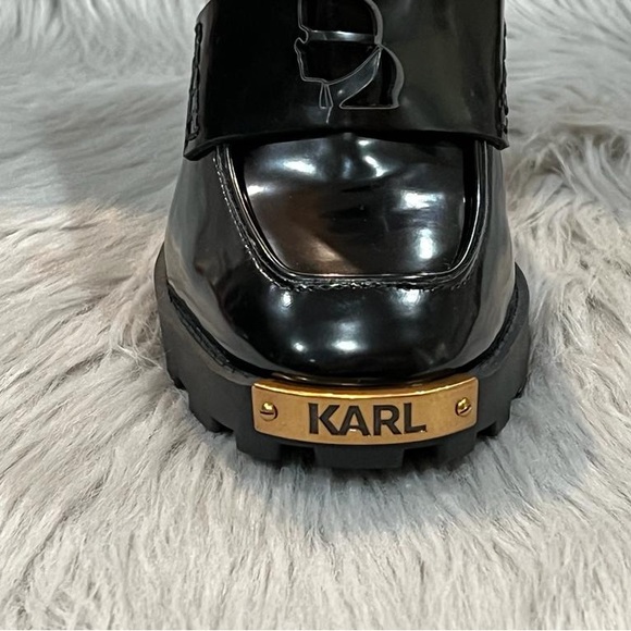 Karl Lagerfeld | Shoes | Karl Lagerfeld Womens Patent High Heeled ...